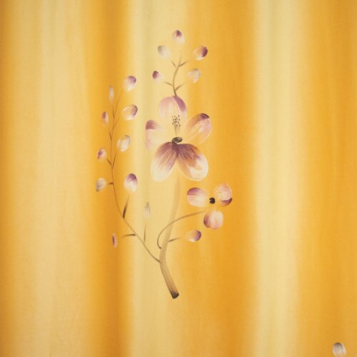 Set draperii Velaria, orhidee galbena cu capse, 2x180x240 cm - eMAG.ro