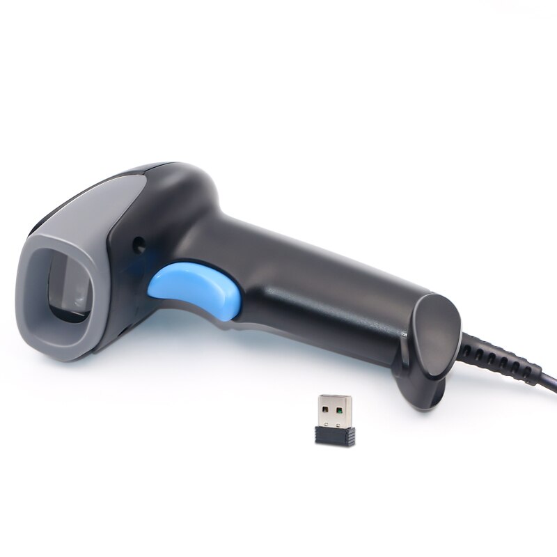 Cititor coduri de bare wireless 2D/1D, 3.5 V, USB, Negru - eMAG.ro