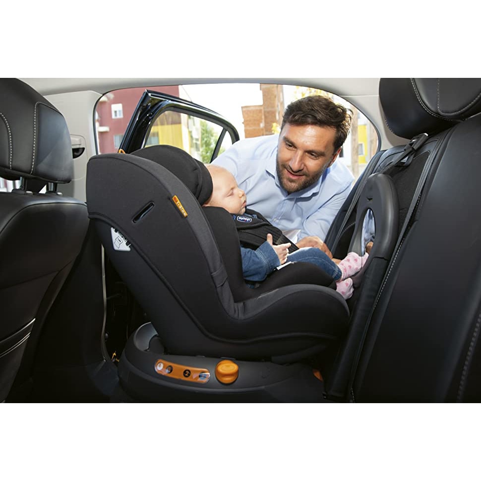 Scaun auto rotativ 360 Chicco AroundU iSize, Isofix, JetBlack, 0-18kg ...