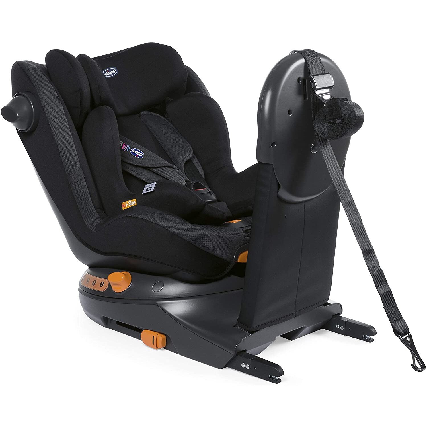 Scaun auto rotativ 360 Chicco AroundU iSize, Isofix, JetBlack, 0-18kg ...