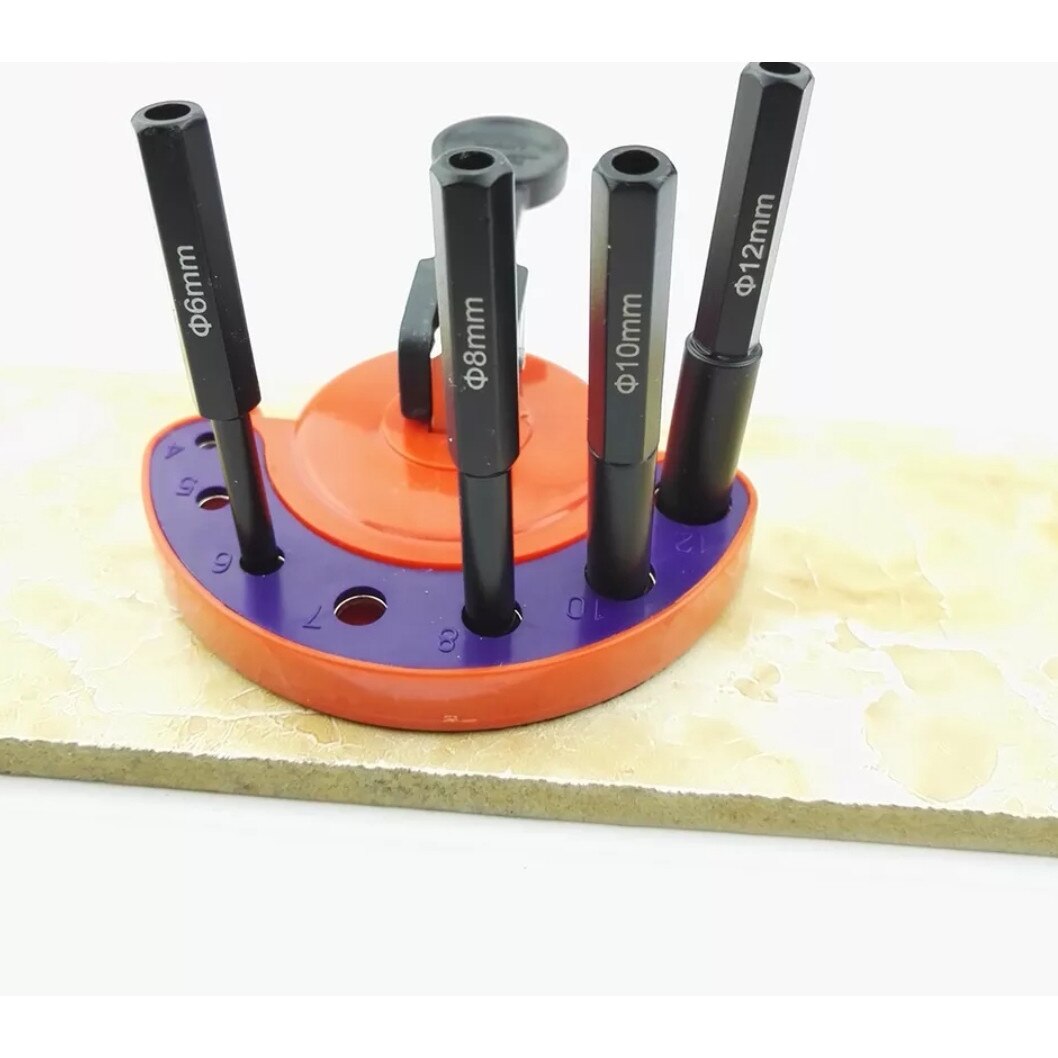 Sablon gaurire cu ventuza diametru 4,5,6,7,8,10,12 mm Top Ceramic 79163 ...
