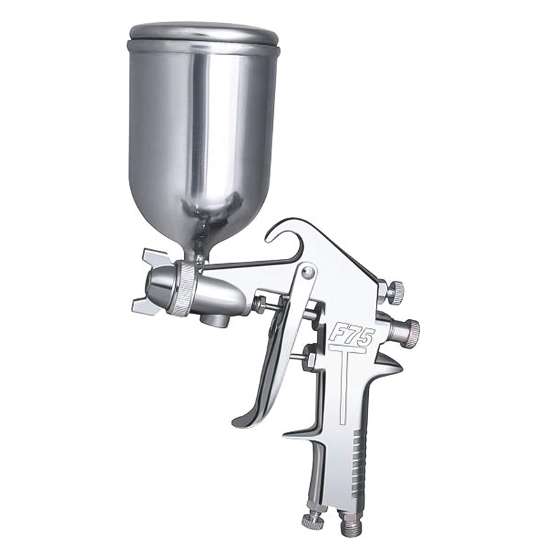 Pistol de vopsit F75, 1.5 mm, 43-72 PSI, Arginitu - eMAG.ro