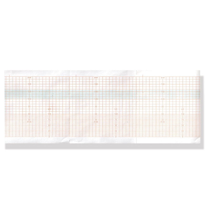 Hartie termica pentru monitor fetal, 151x100 mm, 150 file, grila ...