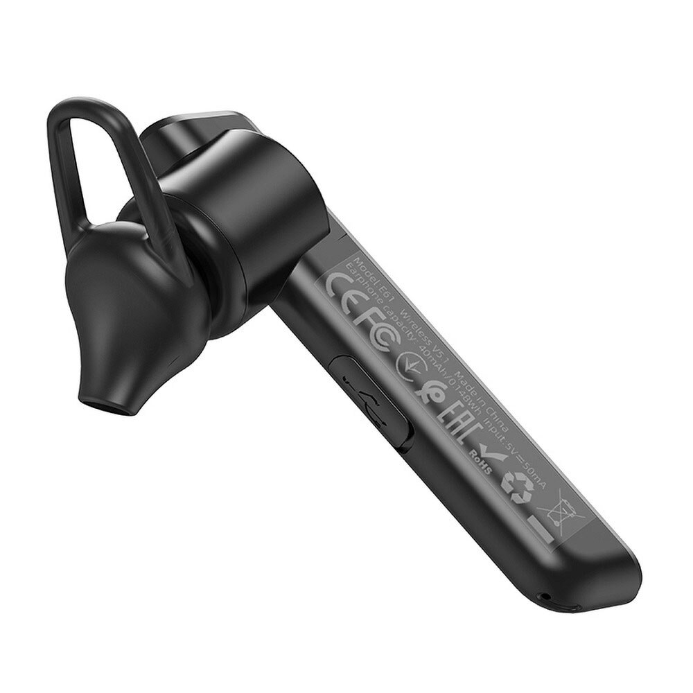 Casca Handsfree HOCO, Bluetooth 5.1, Gorgeous Business E61, SinglePoint ...