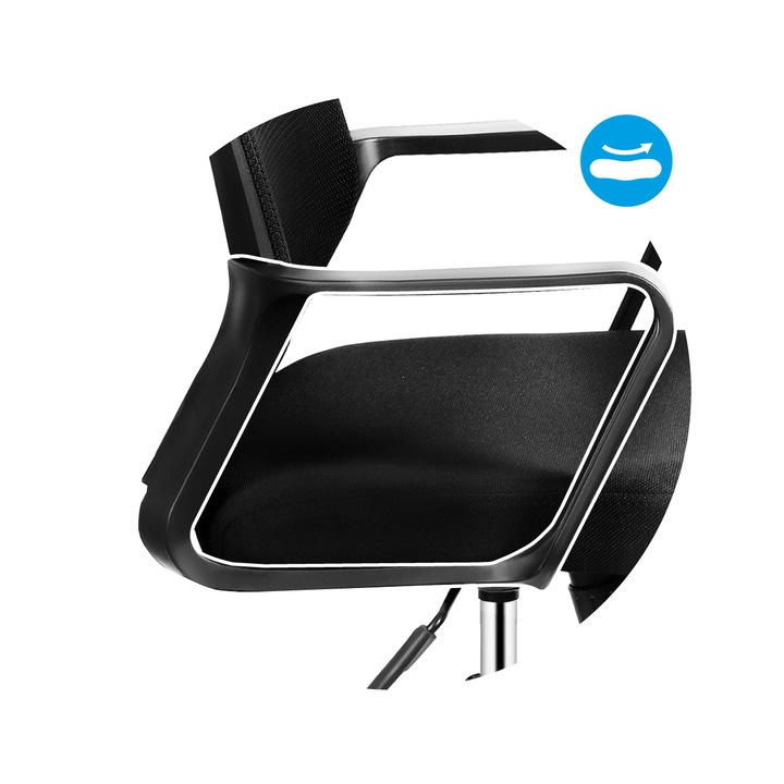 Scaun birou Mark Adler, Manager 2.1, Ajustare inaltime / spatar, Negru ...