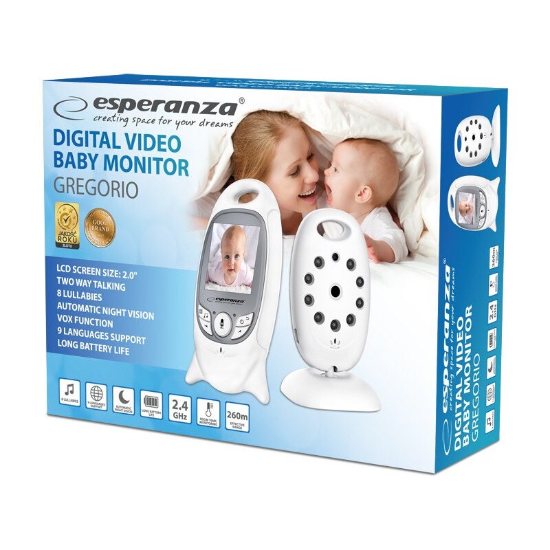 Monitor Bebe cu Camera Audio-Video Wireless Pentru Supraveghere Bebe ...