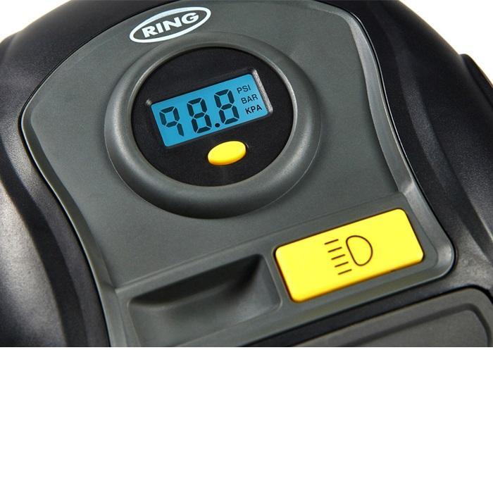 Компресор за гуми Ring RTC400, Дигитален, 12V / 100psi - eMAG.bg