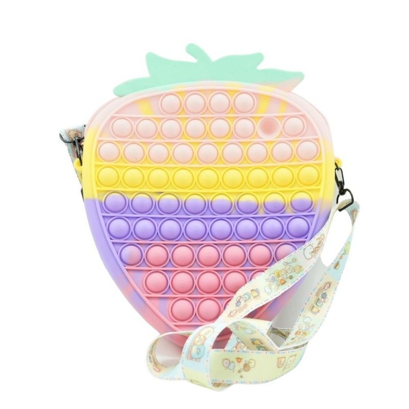 Geanta Pop It - Forma Capsuna - eMAG.ro