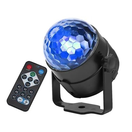 LED Disco fény/gömb lámpa, távirányítóval és ritmusérzékelővel - eMAG.hu