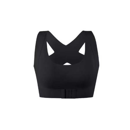 Bustiera sport de dama Black Slim, material fin, fara cusaturi, sustine ...