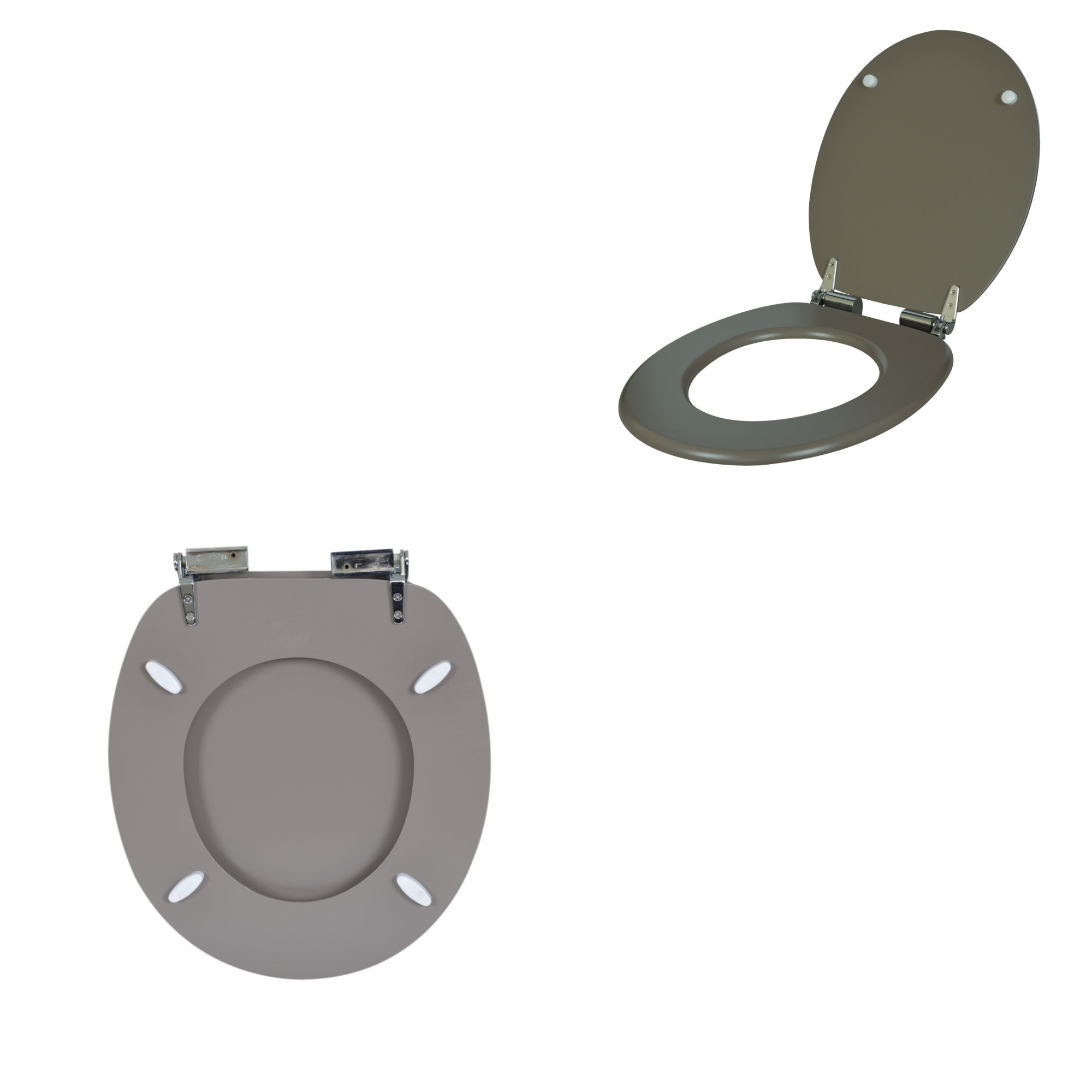 Capac WC Sensea Blanka, din MDF, inchidere standard, verde, CB1528 ...