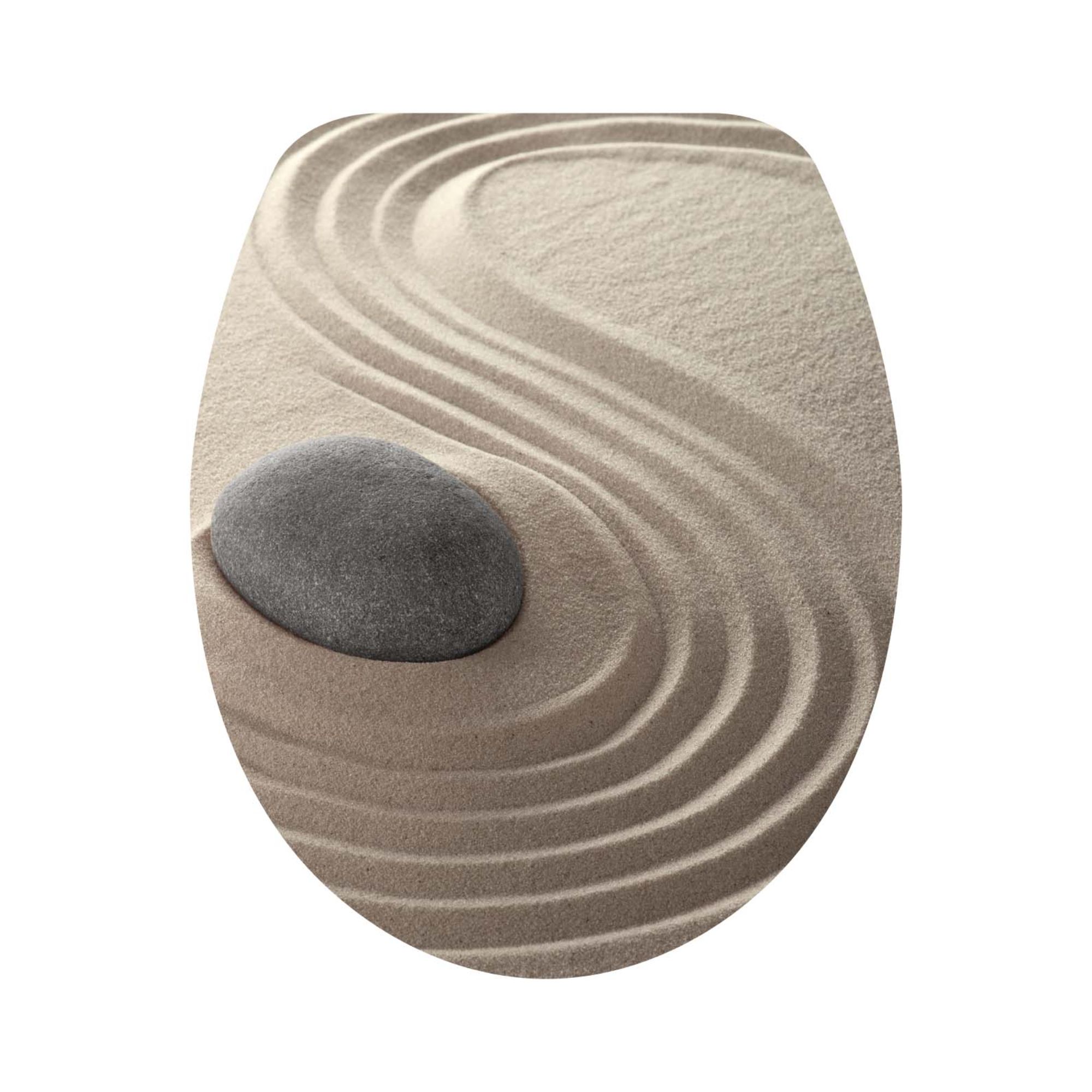 Capac WC Shell, din duroplast, inchidere lenta, multicolor, CB1547 ...