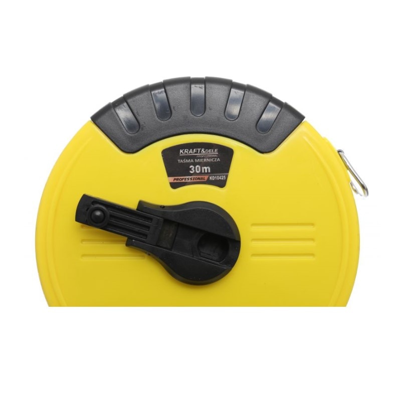 Ruleta de masurare 30m, Kraft&Dele, din fibra de sticla, cu maner ...