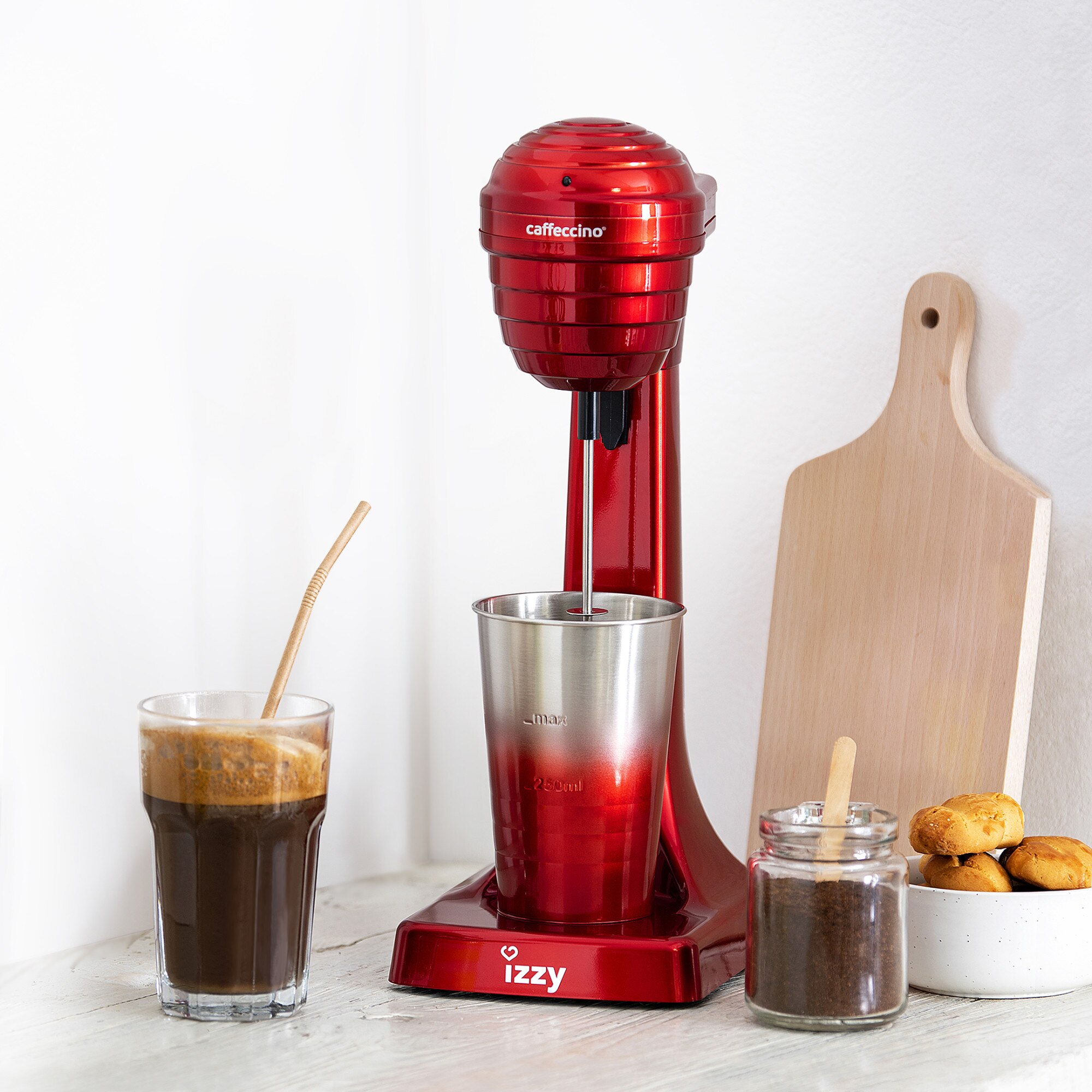 Mixer pentru bauturi cu baza Caffeccino, Izzy, 2 setari de viteza, 120 ...