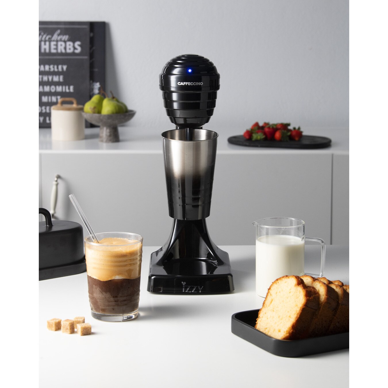 Mixer pentru bauturi cu baza Caffeccino, Izzy, 2 setari de viteza, 120 ...