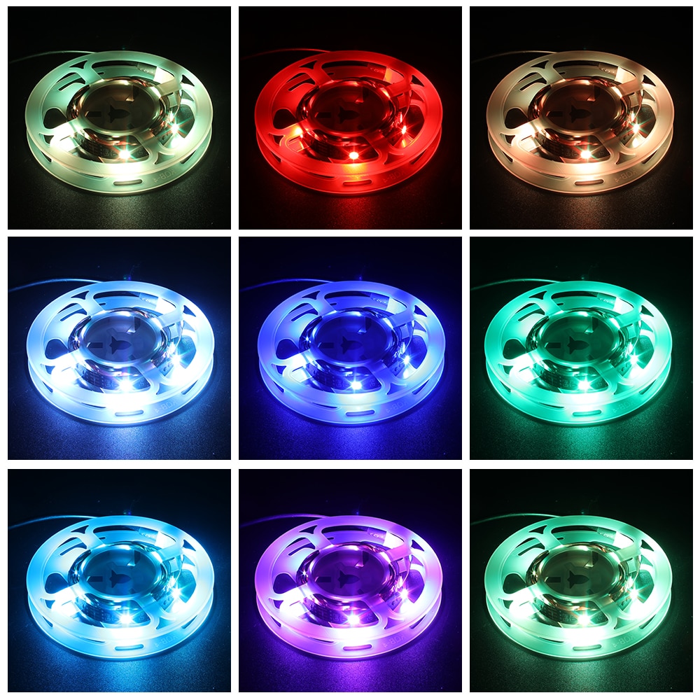 Banda LED, Iluminare RGB, IP65, 1 m, Multicolor - eMAG.ro