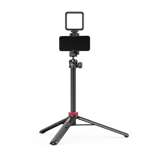Mini trepied Ulanzi MT-44 cu suport telefon, 102 cm, filet 1/4 ...