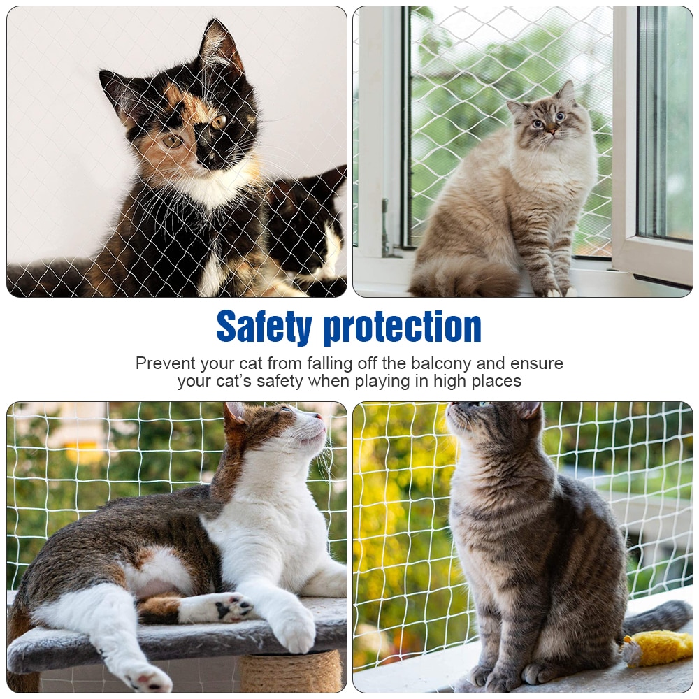 Plasa protectie exterior, Nylon, 3x2 m, Transparent - eMAG.ro