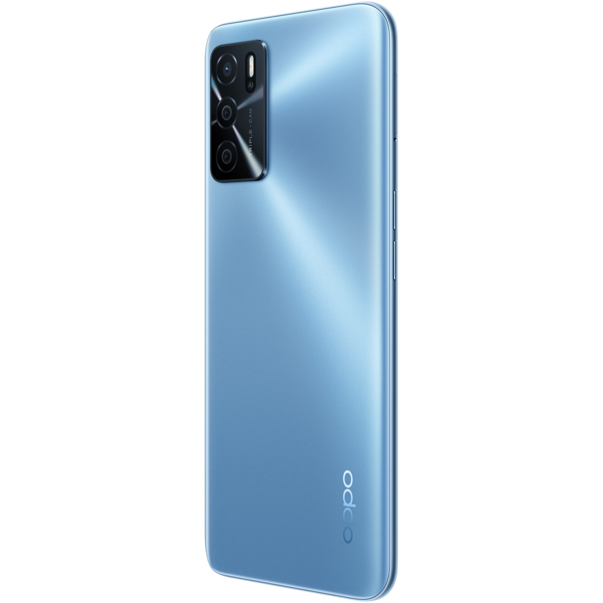 Telefon mobil OPPO A16, Dual SIM, 32GB, 4G, Pearl Blue - eMAG.ro