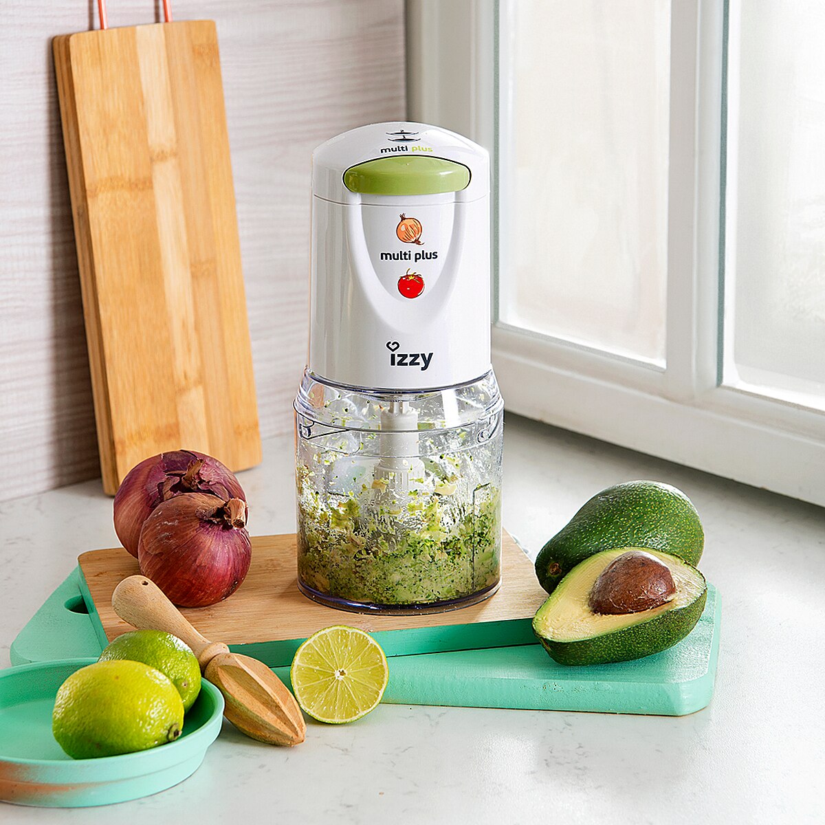 Izzy Chopper Multi + 500 aprítógép, 4 rozsdamentes acél penge, 2 ...