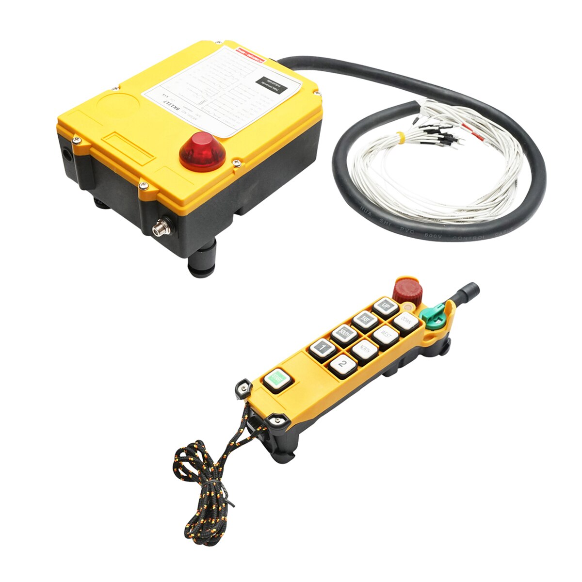 Telecomanda industriala wireless cu 10 comenzi AC 380V si protectie la ...