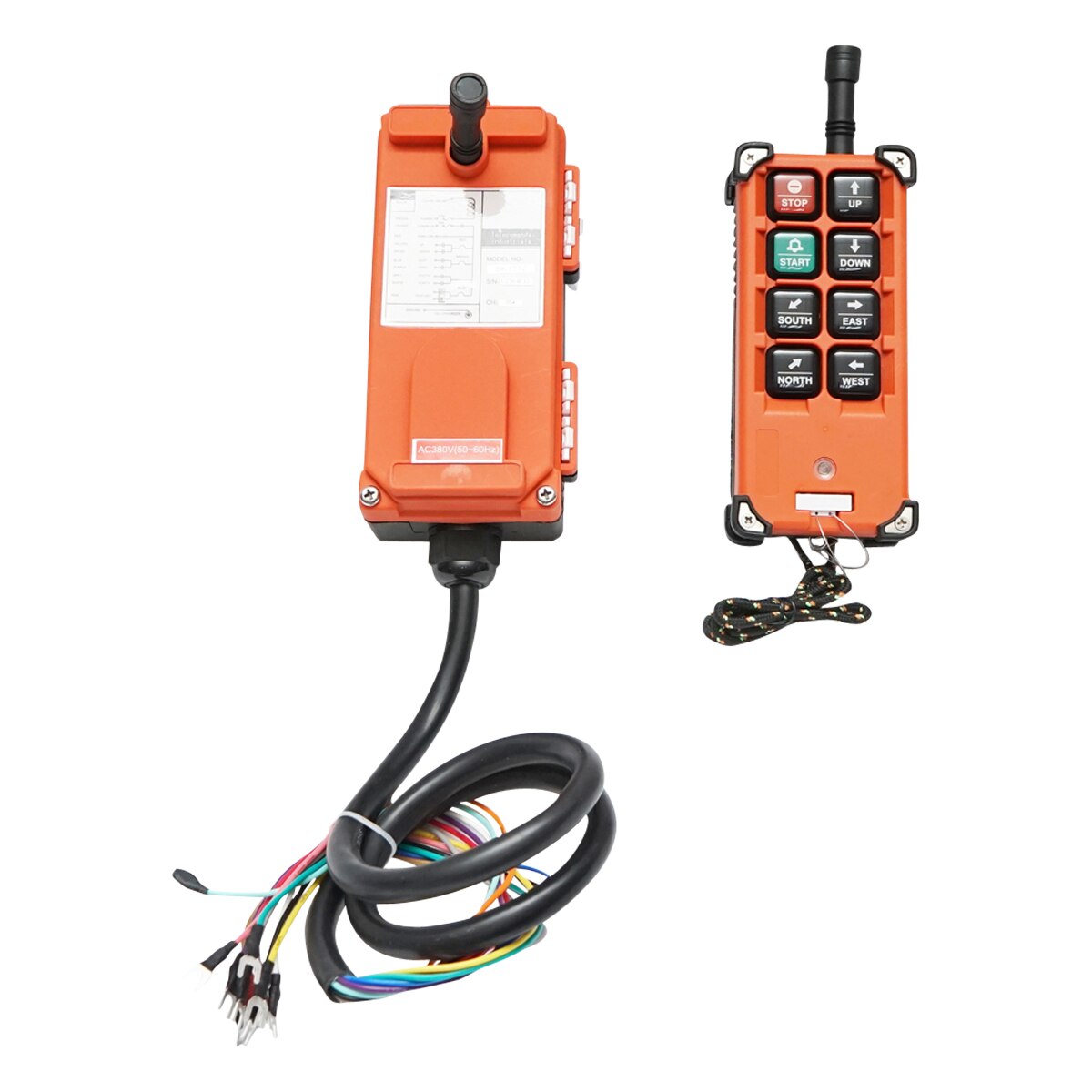 Telecomanda industriala wireless cu 6 comenzi AC 380V si protectie la ...