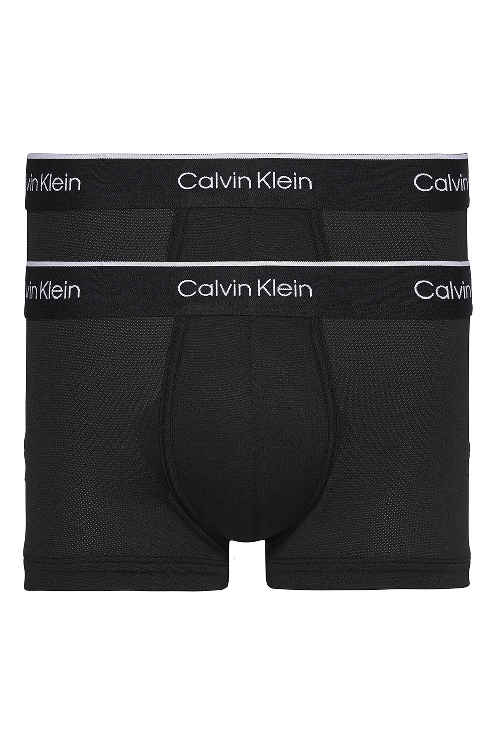 CALVIN KLEIN, Set de boxeri cu talie joasa - 2 perechi, Negru, M - eMAG.ro