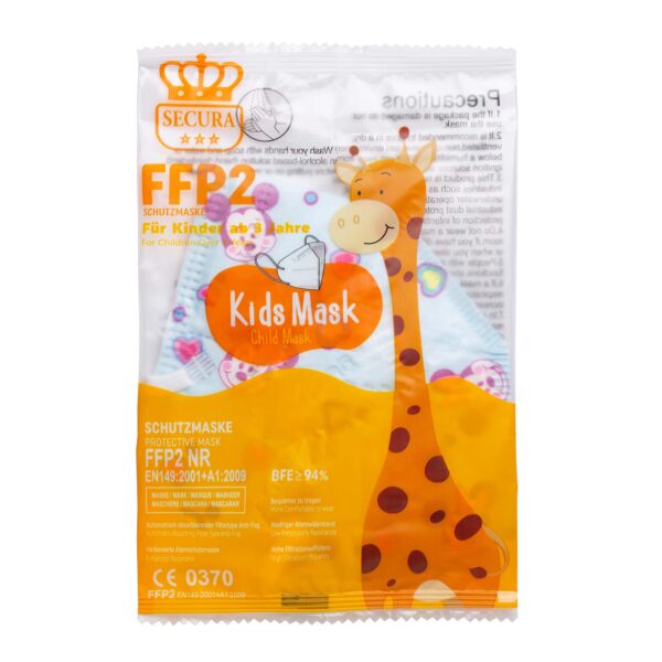 Set 25 masti FFP2 pentru copii, bleu cu Mickey Mouse, ambalate ...