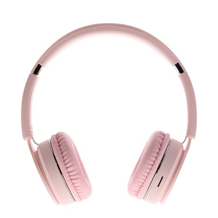 Аудио слушалки GJBY CA-023, Безжични, Over the ear, Bluetooth, Розов - eMAG.bg