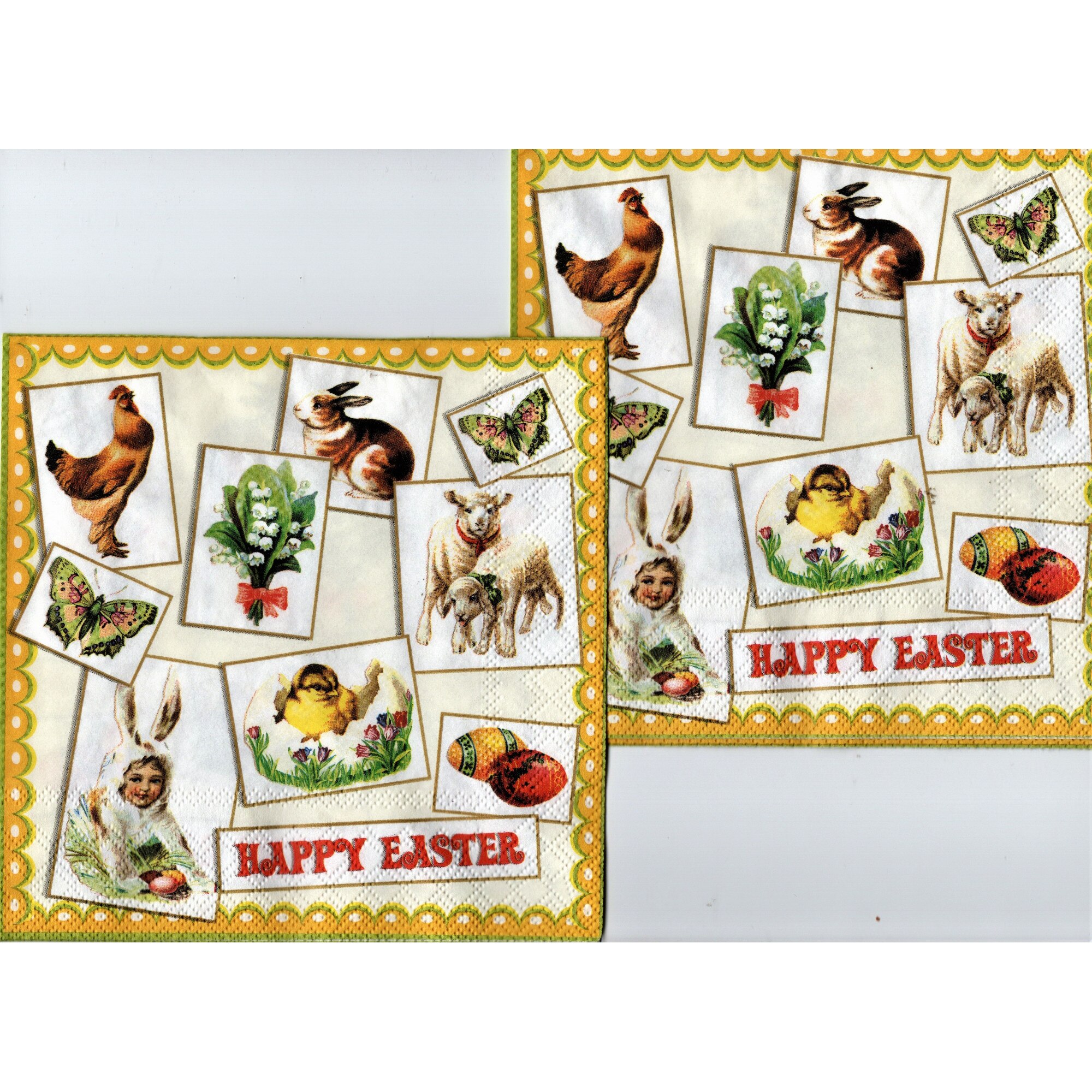 Pachet Servetele pentru Masa de Paste 20 buc Colaj Happy Easter - eMAG.ro