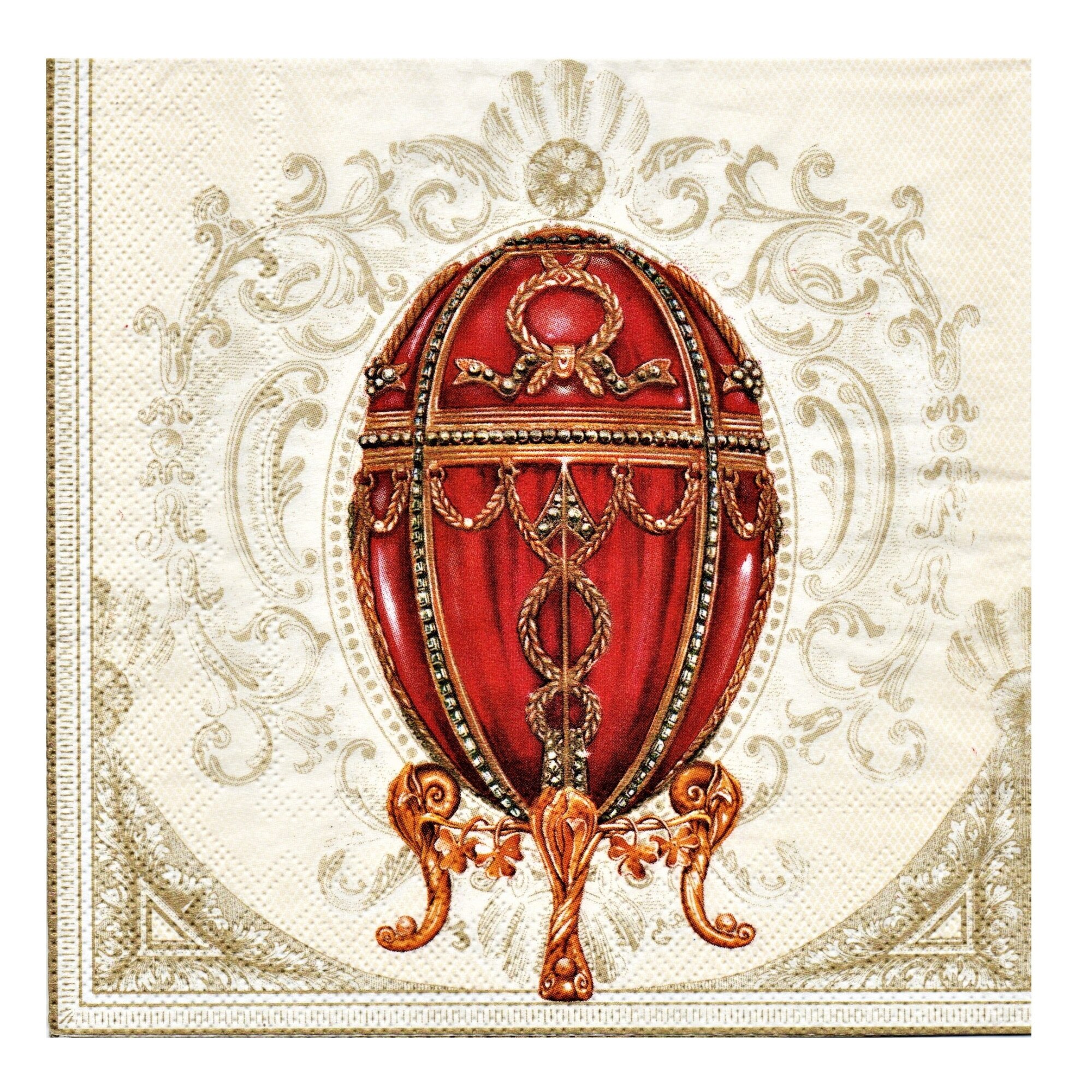 Pachet Servetele pentru Masa de Paste 10 buc Oua Faberge Colorate - eMAG.ro