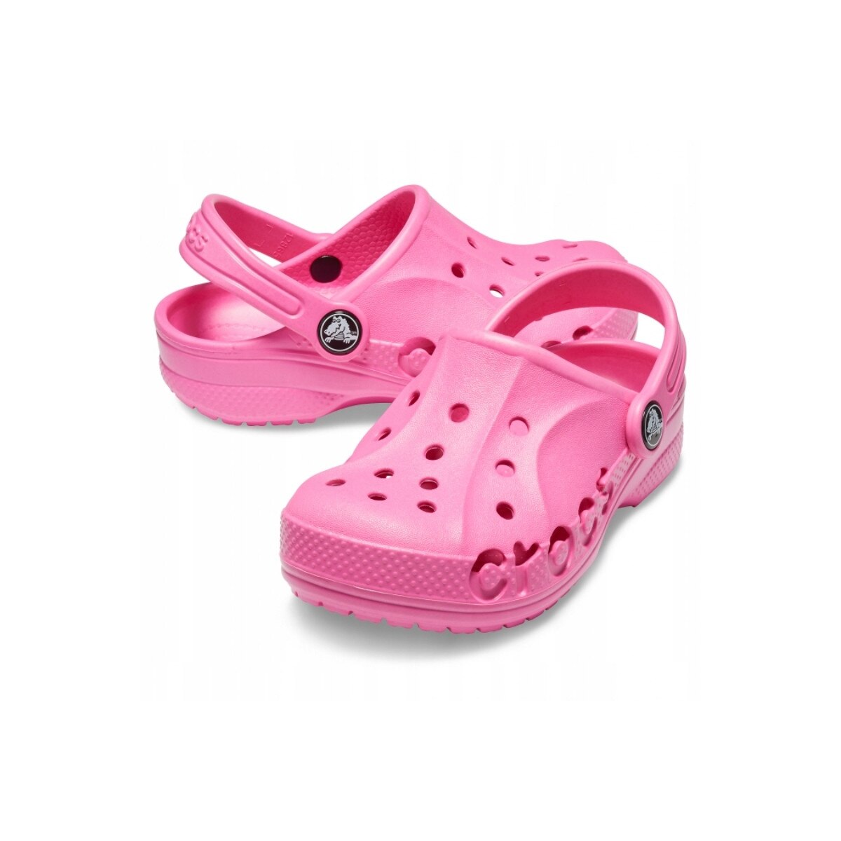 Saboti copii, Crocs™ Baya Clog, Spuma Croslite™, Roz, 29,5 EU - eMAG.ro