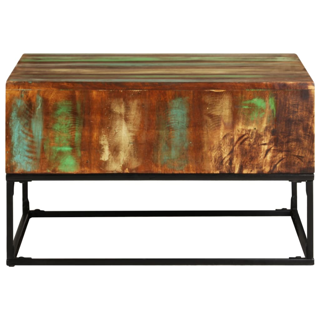 Masuta de cafea vidaXL, 68x68x41 cm, lemn masiv reciclat, 14.5 kg ...