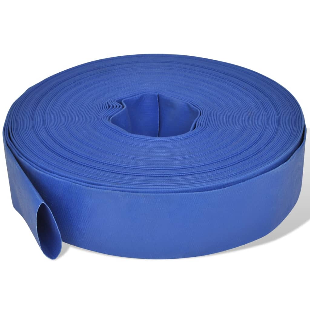 Furtun plat, vidaXL, 50 m 2" PVC, livrare apa - eMAG.ro