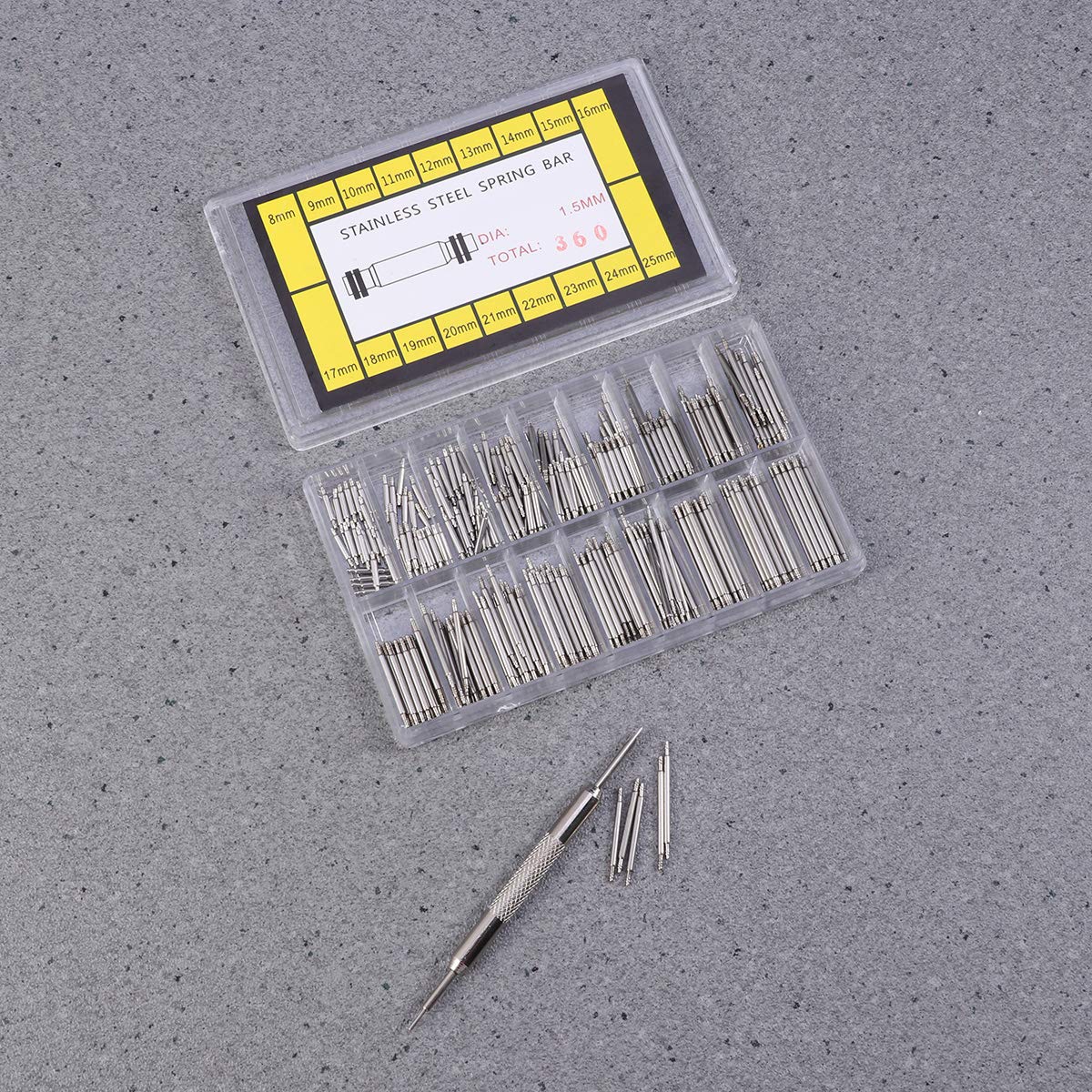Set 360 piese telescop pentru ceasuri, Inox, 8-25mm, curea Unelte ...