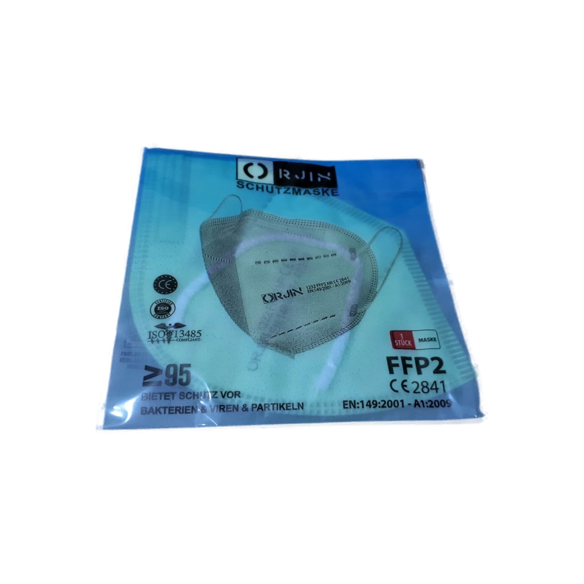 Set 10 buc Masca Protectie 5 Straturi FFP2, Verde, Orjin - eMAG.ro