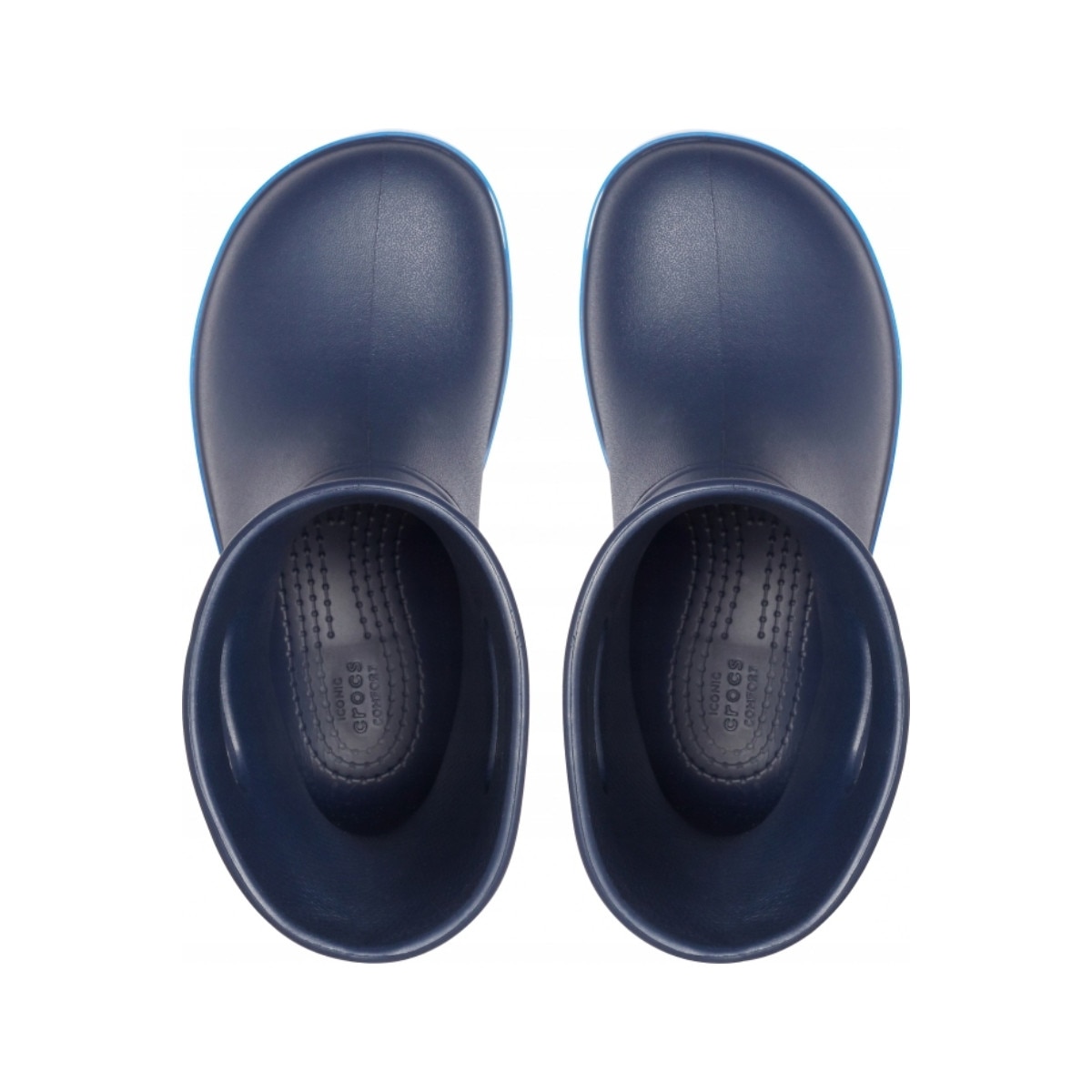 Cizme de ploaie pentru copii Crocs, Crocband Rain Boot, Bleumarin - eMAG.ro