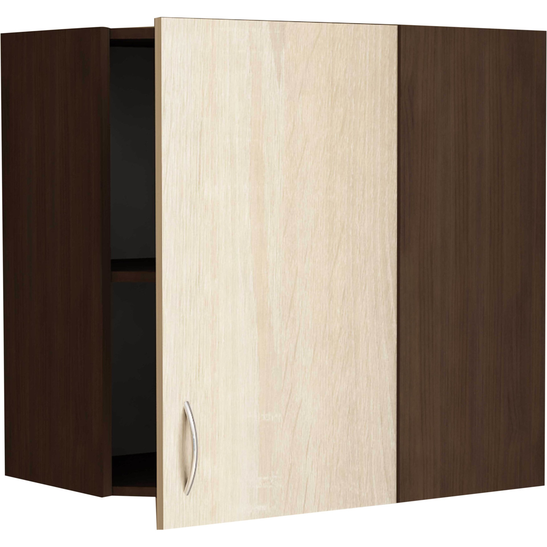 Corp superior de colt Riga 60x60x72 cm Wenge/Stejar Sonoma - eMAG.ro