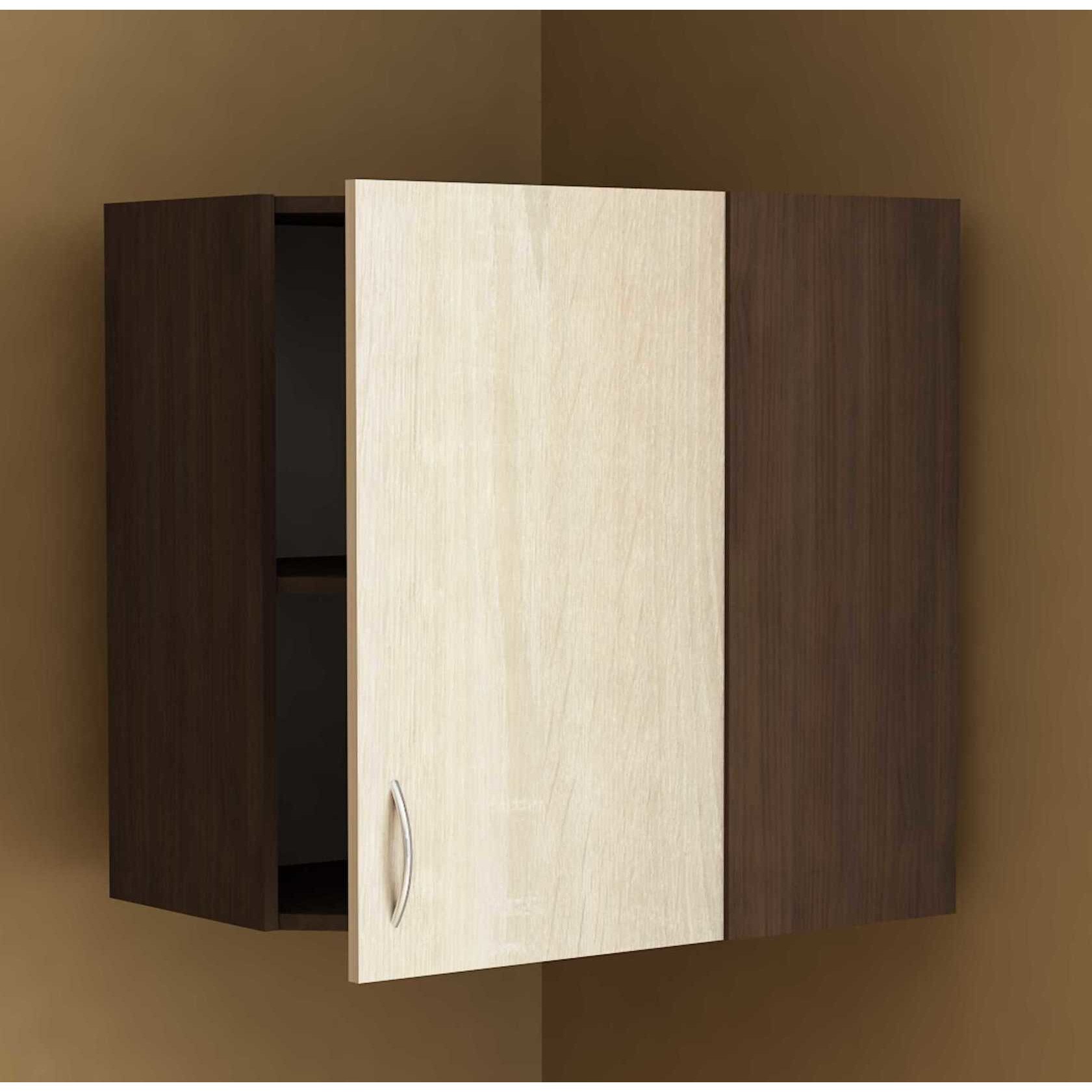 Corp superior de colt Riga 60x60x72 cm Wenge/Stejar Sonoma - eMAG.ro