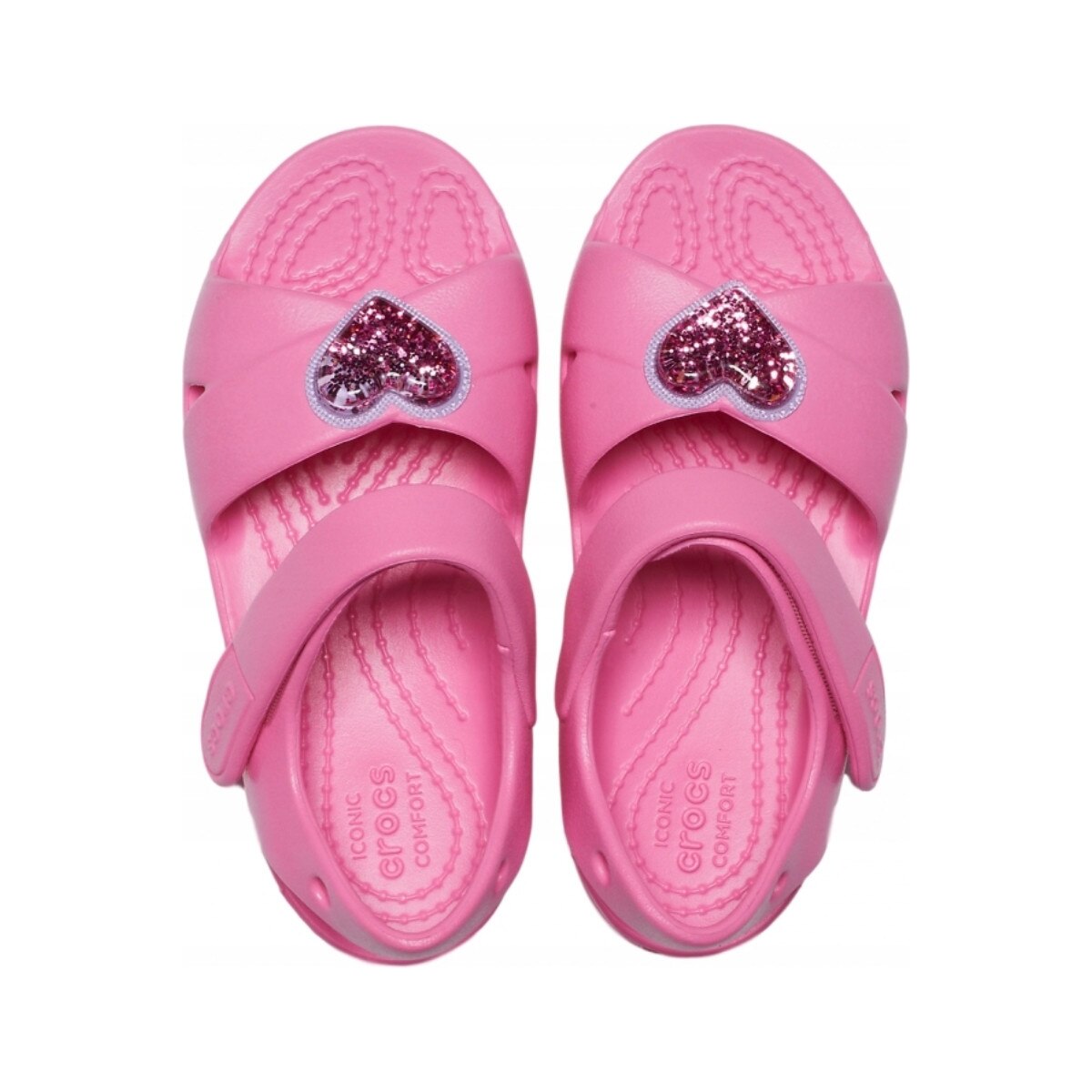Sandale Crocs, Velcro, Roz - eMAG.ro