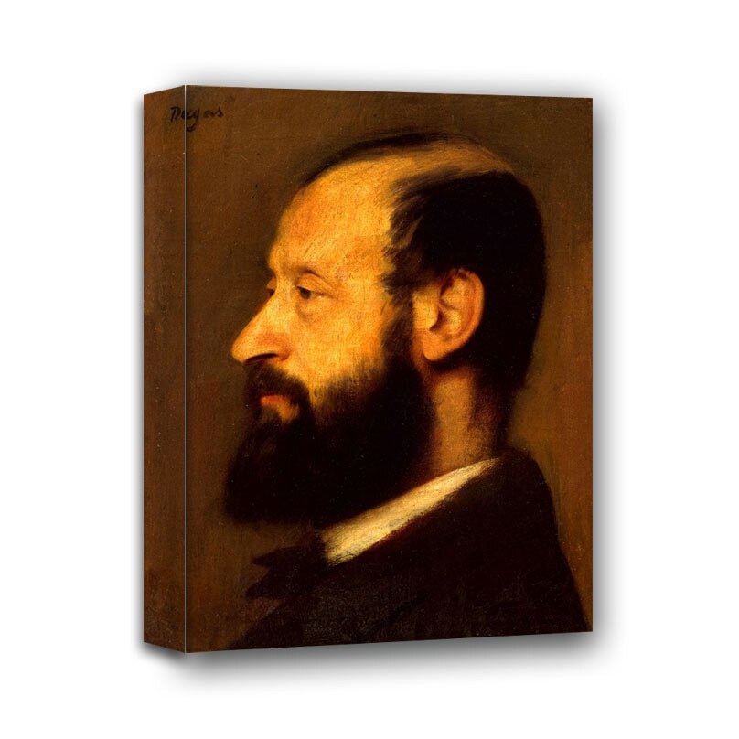 Pictura pe panza Joseph Henri Altès, Edgar Degas 70x100 cm ...