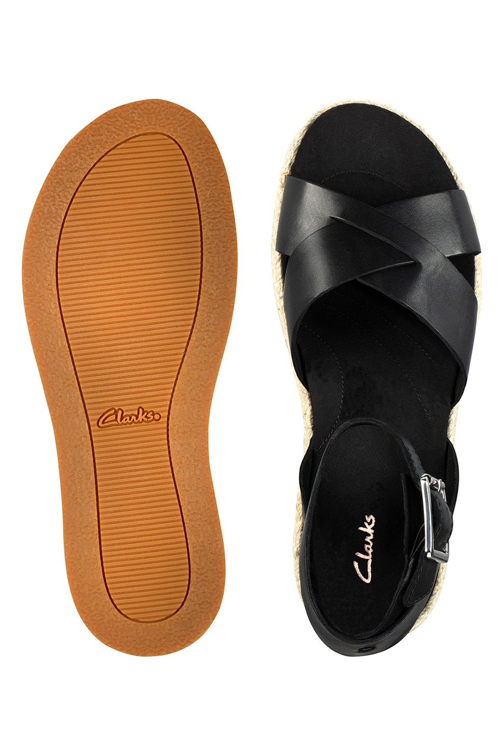 Clarks, Кожени сандали Botanic Poppy - eMAG.bg