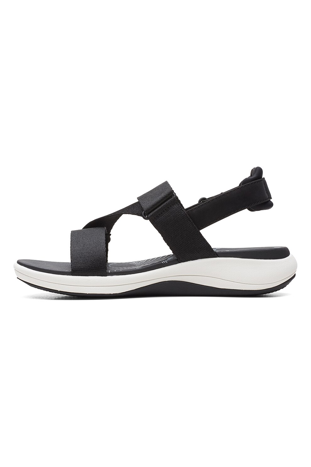 Clarks, Sandale slingback Mira Sun, Negru, 4 - eMAG.ro
