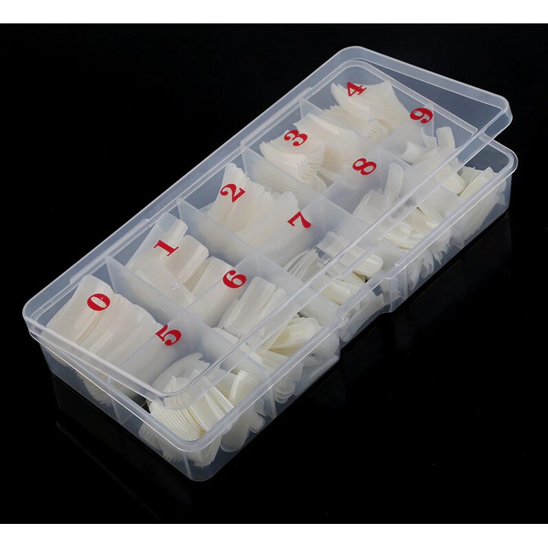 Set 500 tipsuri natur, Lipici Tips, Cleste Tips, Sela - eMAG.ro