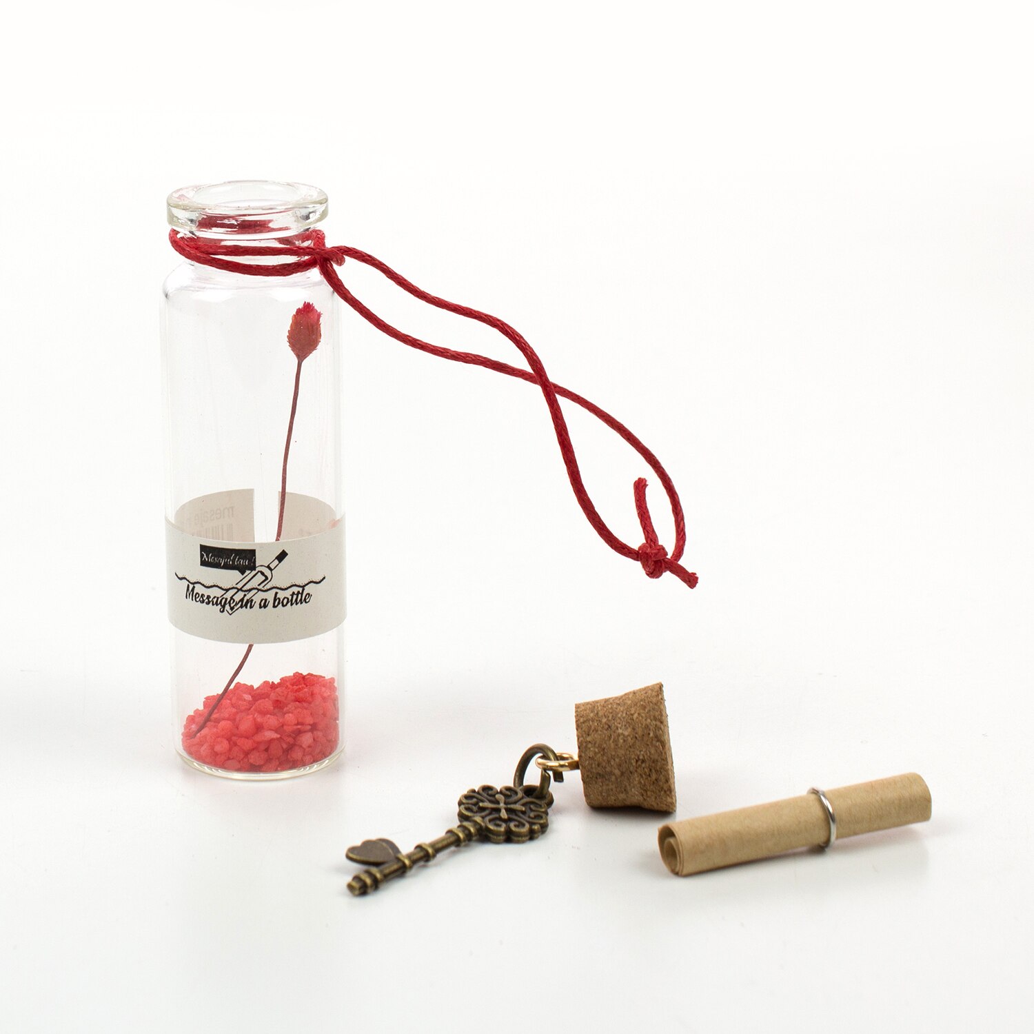 Breloc cu Mesaj pentru Martisor in Sticla, F919-13-Cheie - eMAG.ro