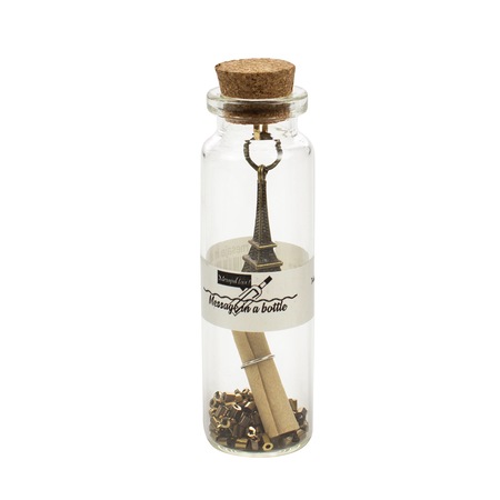 Breloc cu Mesaj pentru Martisor in Sticla, F919-20-Paris - eMAG.ro