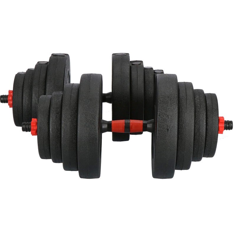 Set gantere si haltera reglabile Sersimo, 40kg - eMAG.ro