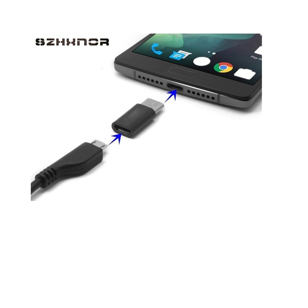 Adaptor micro usb mama la usb type c tata Negru - eMAG.ro
