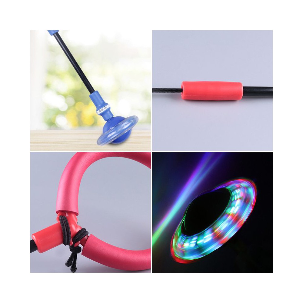 Coarda copii skip ball moderna cu iluminare led Rosu - eMAG.ro