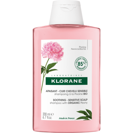 Sampon cu extract de bujor pentru scalpul iritat Klorane, 200 ml - eMAG.ro